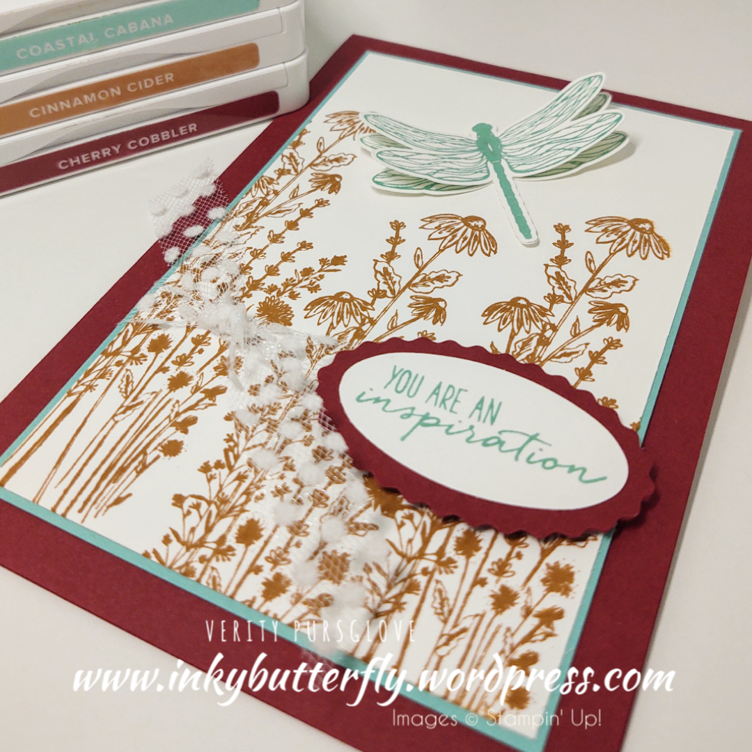 Dragonfly Garden Colour Challenge – Stampin' with inkybutterfly