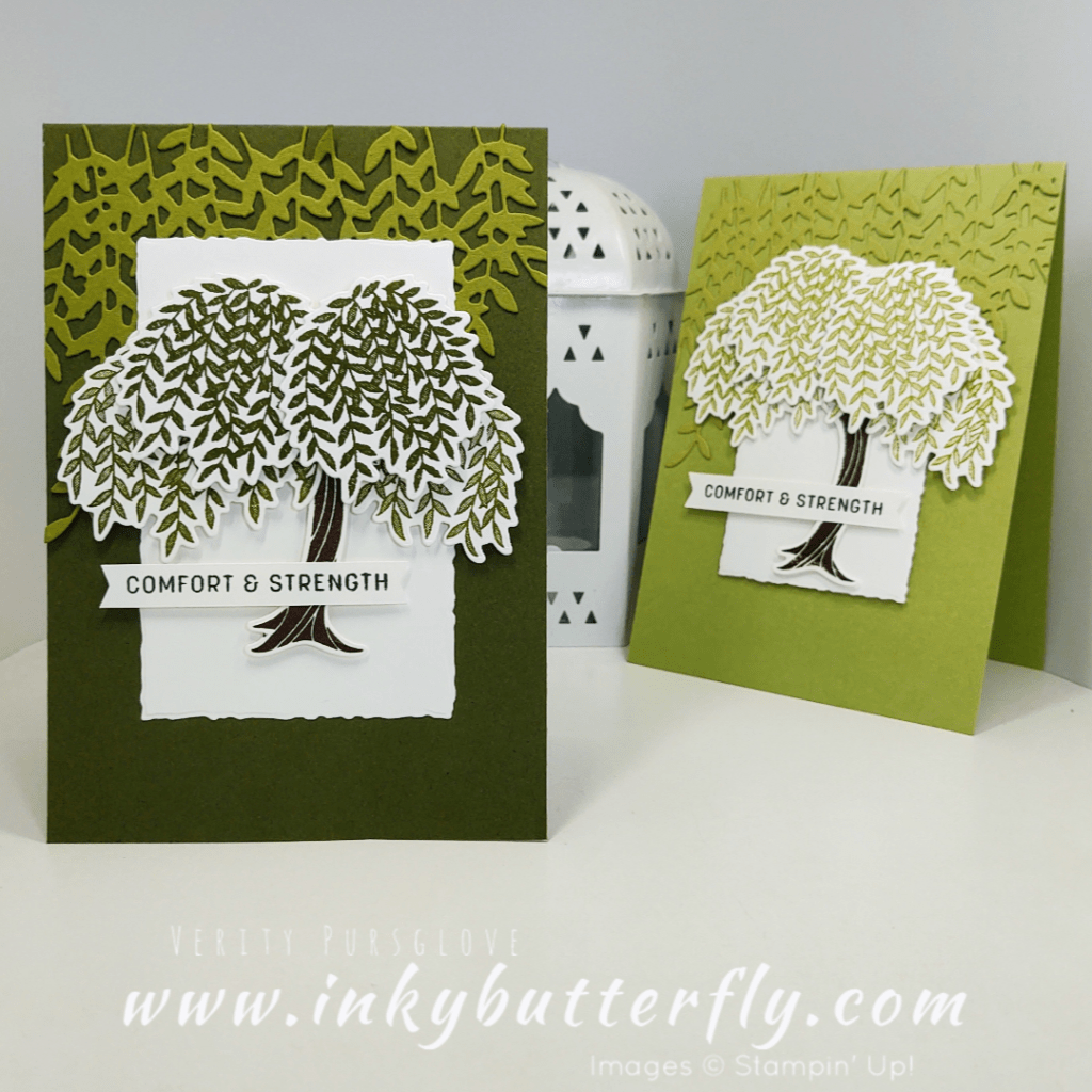 Cardmaking with the Willow Tree Bundle – Stampin' with inkybutterfly