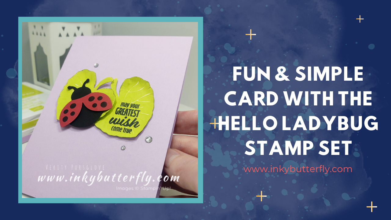 Fun & Simple Card with the Hello Ladybug Stamp Set – Stampin' with ...