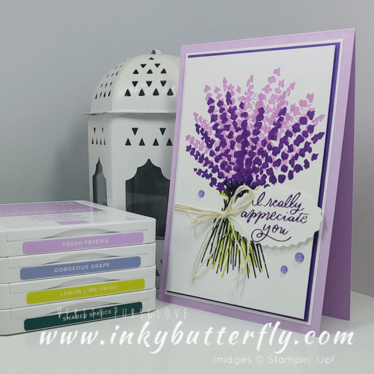 Appreciation Card using the Painted Lavender stamp set – Stampin' with ...