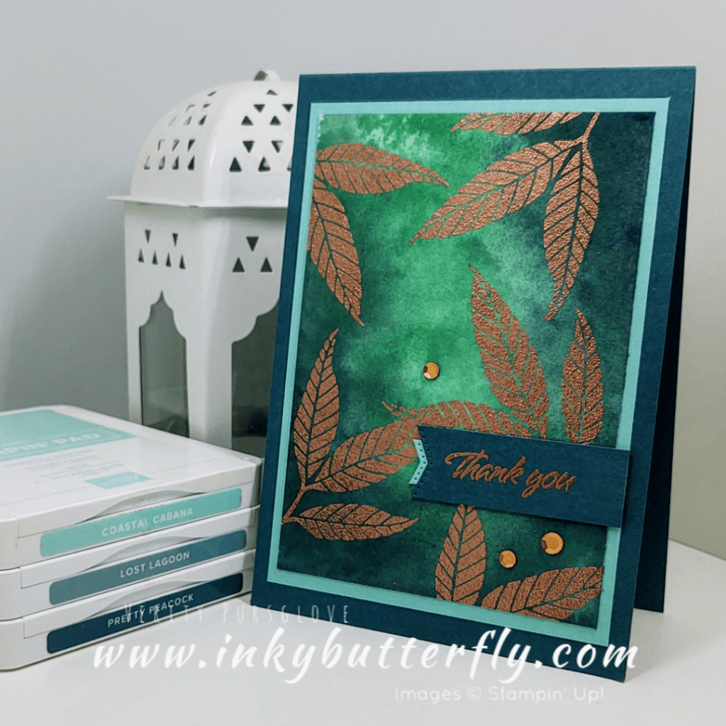 Creating a Watercolour Background using Acrylic Blocks! – Stampin' with ...