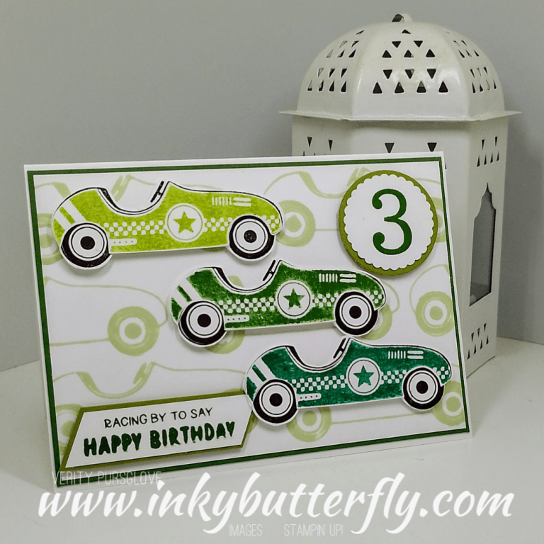 Something for the Boys featuring the Racing By stamp set! – Stampin ...